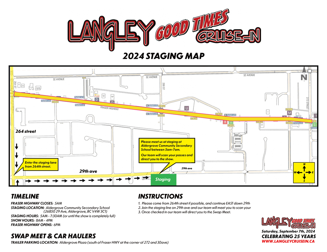 Registration is now full – Langley Cruise In